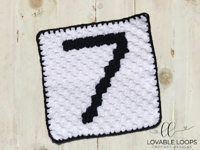 Ravelry: Number Seven Graph pattern by Melissa Hassler