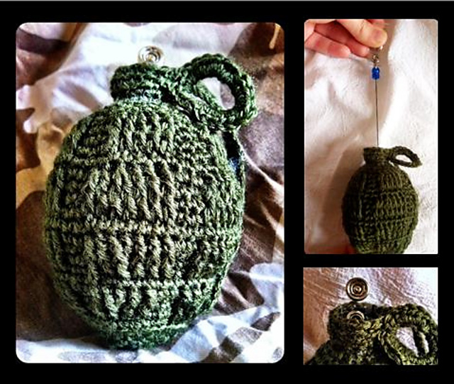 Ravelry: Launchable Grenade pattern by Christy Petersen
