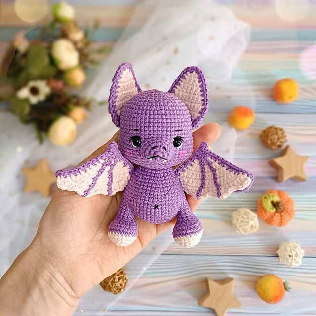 Ravelry: Nightwing the Baby Bat pattern by Yevheniia Romanchuk