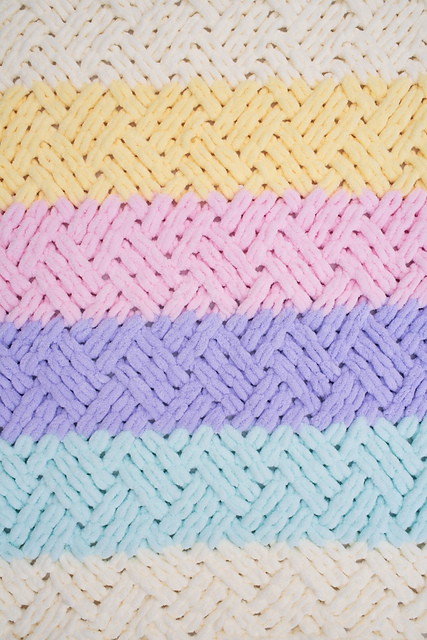 Ravelry: Triple weave Blanket pattern by Alina Masliennikova