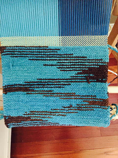 Ravelry: LSGcrafts' Double Weave Rug on Rigid Heddle Loom