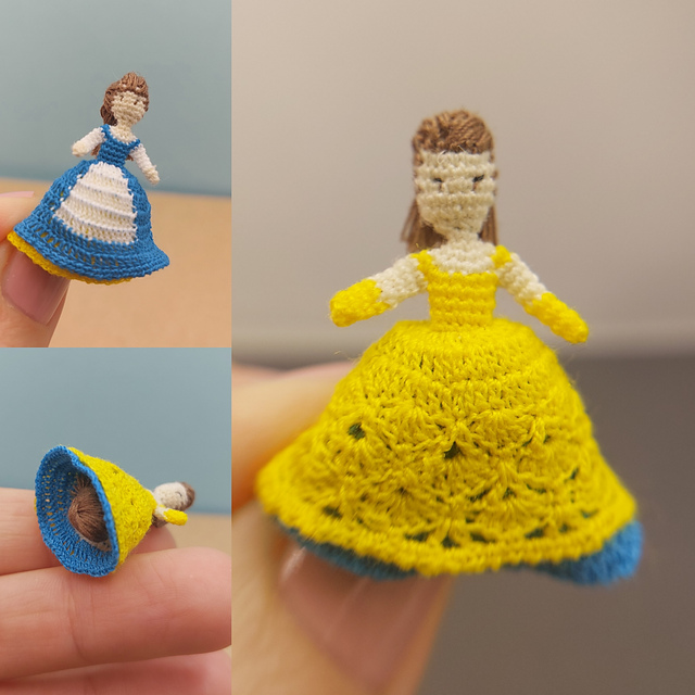 Ravelry: Reversible Doll Belle pattern by Lucia Dolgopolova