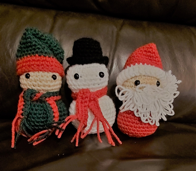 Ravelry: Christmas Characters pattern by Lucie Coates