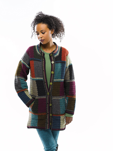 Ravelry: Blocks Coat pattern by Kathy Merrick