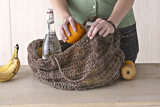 Ravelry: Green Grocery Bag pattern by Ann Budd