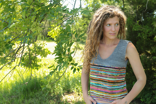 Ravelry: Scrappy Happy Summer Tank pattern by Amanda Hester Smith
