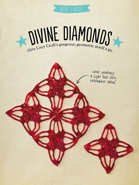 Ravelry: Divine Diamonds pattern by Lucy Croft