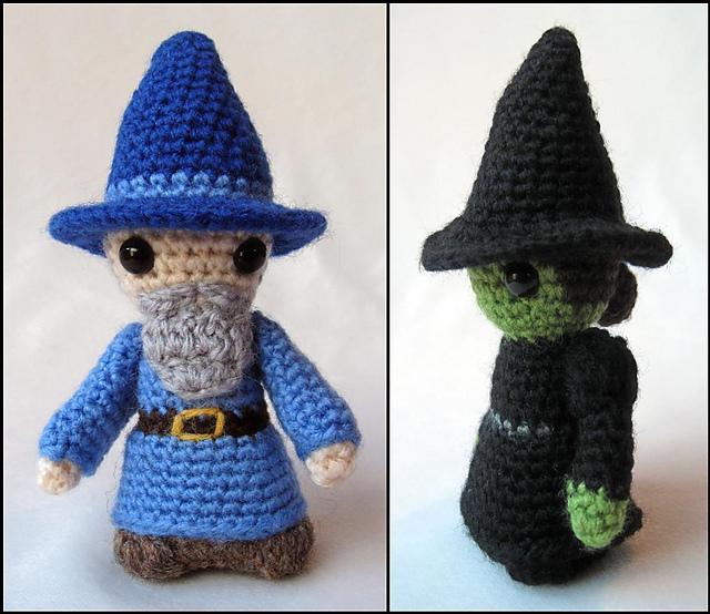 Ravelry: Witch and Wizard Mini Amigurumi pattern by Lucy Collin