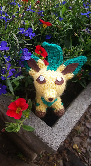 Ravelry: Pokemon Leafeon pattern by Blue Fox Paws