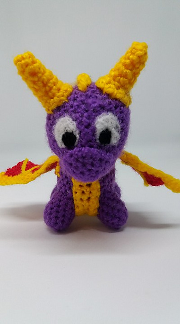 Ravelry: Spyro the Dragon pattern by Blue Fox Paws