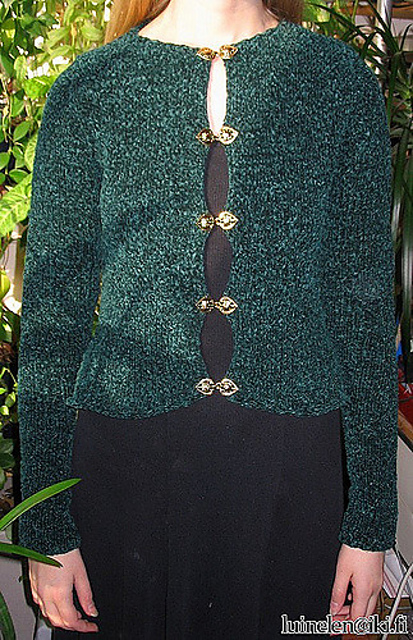 Ravelry: Chenille Cutaway Jacket pattern by Teva Durham