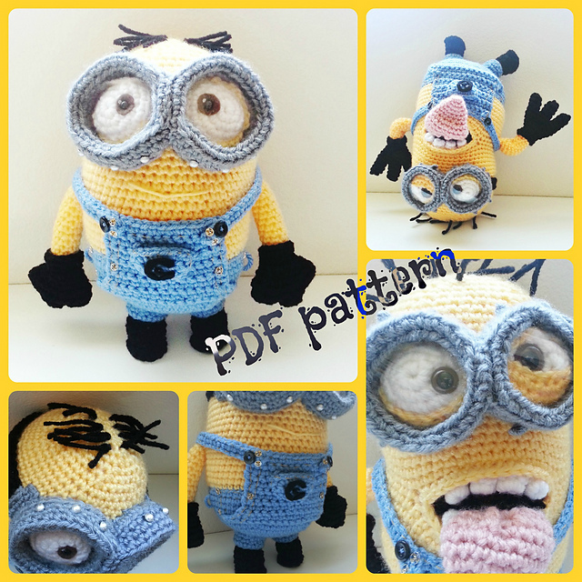 Ravelry: Build-a-Minion Despicable me Minion doll pattern by Luciana Caro