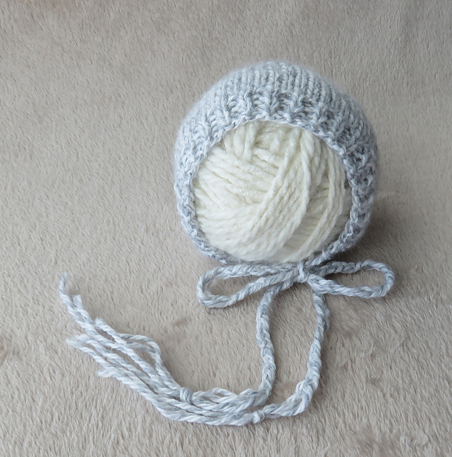 Ravelry: Simple Knit Bonnet pattern by LULLABYE DESIGNS