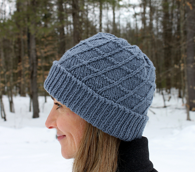 Ravelry: Crosscut Hat pattern by Laura Reinbach