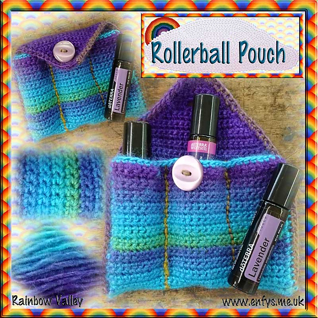 Ravelry: Rollerball Pouch pattern by Faye Lamb