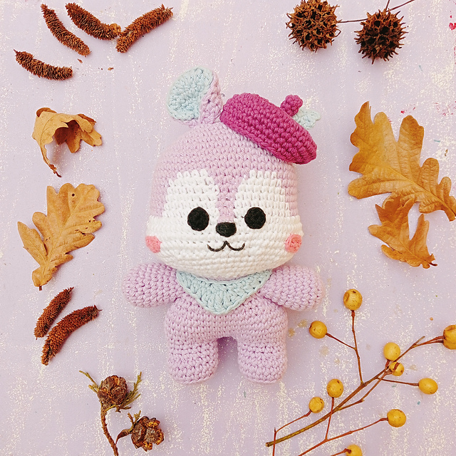 Ravelry: BTS BT21 Mang Beret pattern by Luna Lana Handmade
