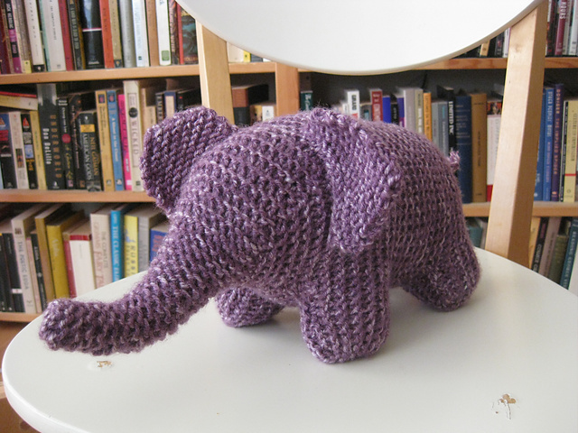 Ravelry: Garter Stitch Elephant pattern by Phylis Tucker