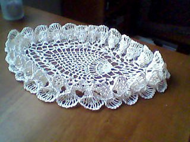 Ravelry: Oval Pineapple - Ruffled pattern by American Thread Company