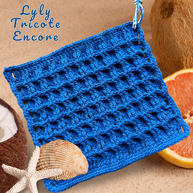 Ravelry: Manique au crochet *Point gaufré* pattern by Lynn Lachapelle