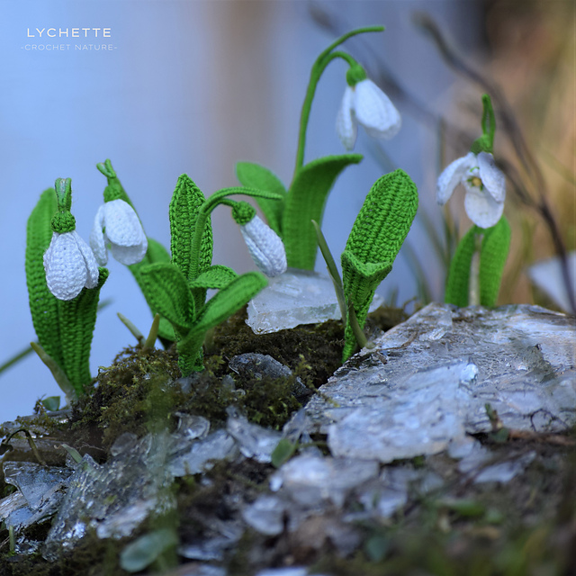 Ravelry: Snowdrop Flower pattern by Lychette Crochet Nature
