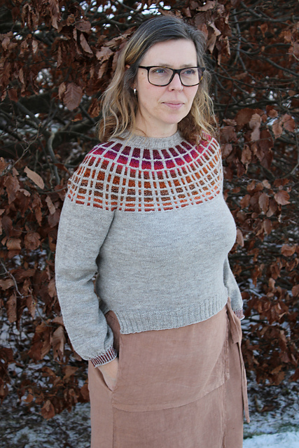 Ravelry: Window Pane Sweater pattern by Annelie Thomasson