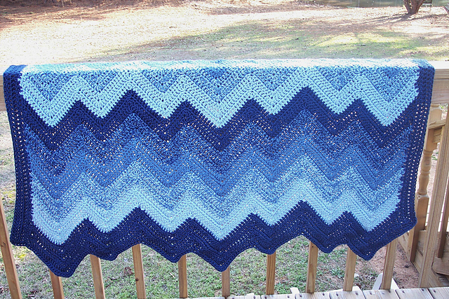 Ravelry: Majestic Ripple Afghan pattern by Leisure Arts