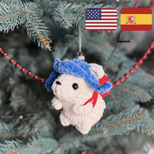 Ravelry: Bear in a trapper hat pattern by Natalia Sapunova