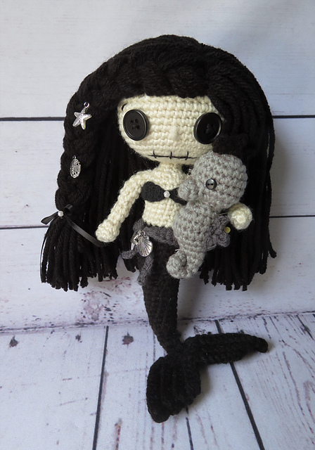 Ravelry: Tempest the Mermaid with Stormy the Seahorse pattern by On a ...