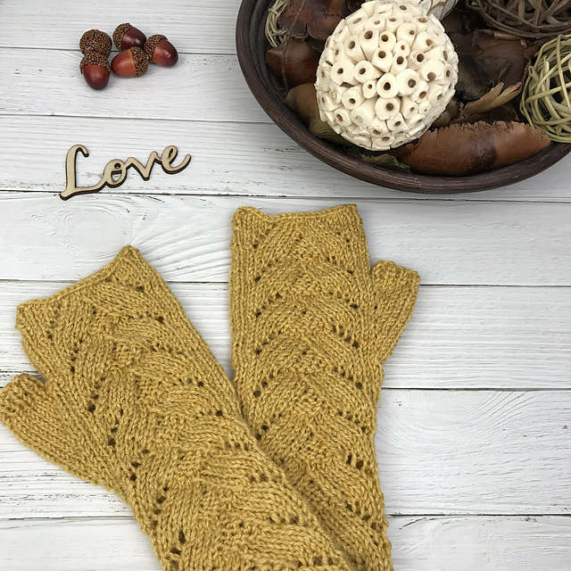 Ravelry: Nifty Fifty Lace Mittens pattern by Knit Crochet Create