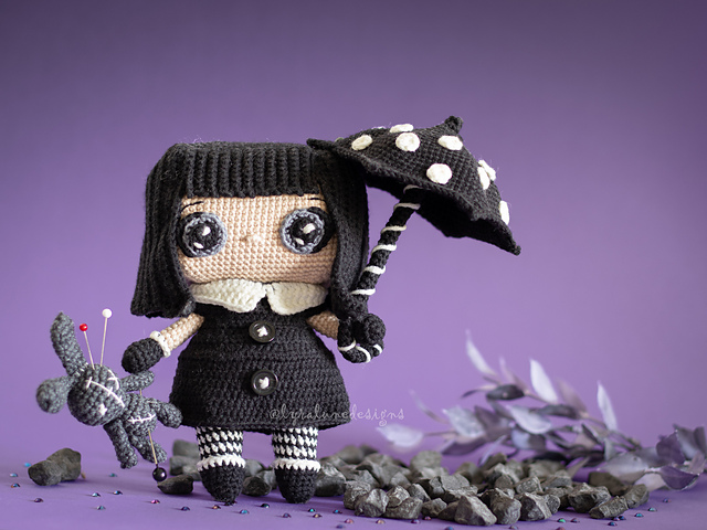 Ravelry: Luna the Gothic Doll pattern by Lyra Lune