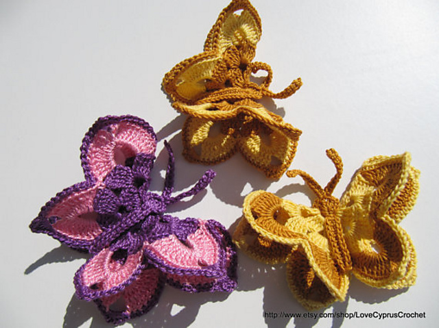 Ravelry: Crochet Butterfly pattern by Milimagfa