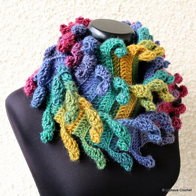Ravelry: LyubavaCrochet's Crochet Scarf Multicolor Carnival