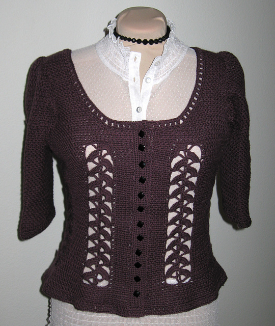 Ravelry: Lotus Blossom Cardi pattern by Liz Lindo