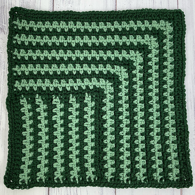 Ravelry: Mossy Stripey Square pattern by Mary Beth Temple