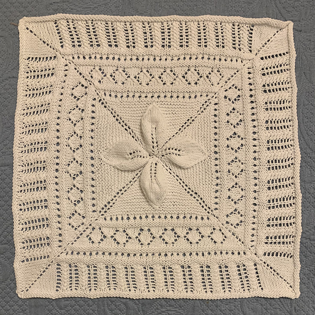 Ravelry: Square for a Quilt, Willow Leaf Pattern pattern by Weldons
