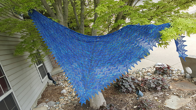 Ravelry: HBD Ocean Waves Shawl pattern by Matthew Hesson-McInnis