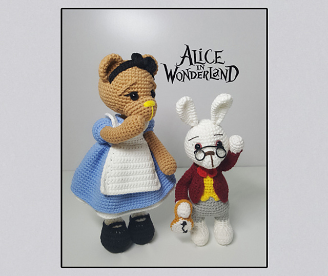 Ravelry: Alice in wonderland amigurumi pattern by MK RHO
