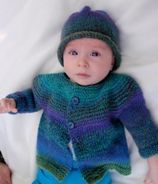 Ravelry: Poppy's Top Down Cardigan pattern by Mary Lou Egan