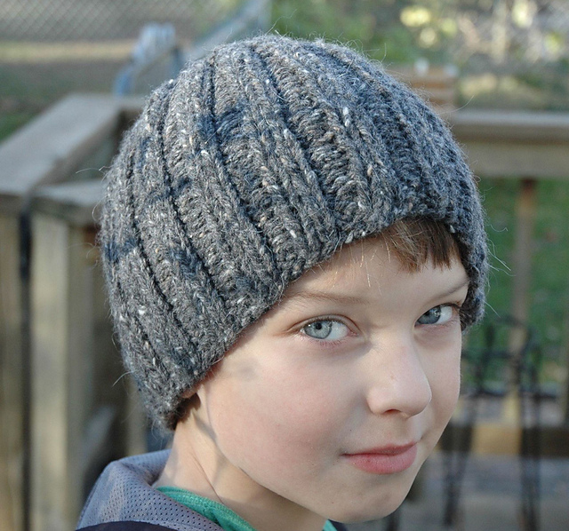 Ravelry: 2 x 2 Rib Hat pattern by Mary Lou Egan