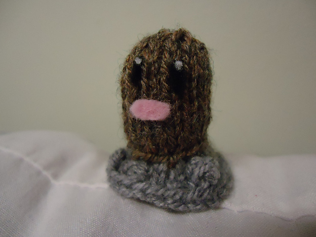 Ravelry: Mini Diglett pattern by Rachel Dee