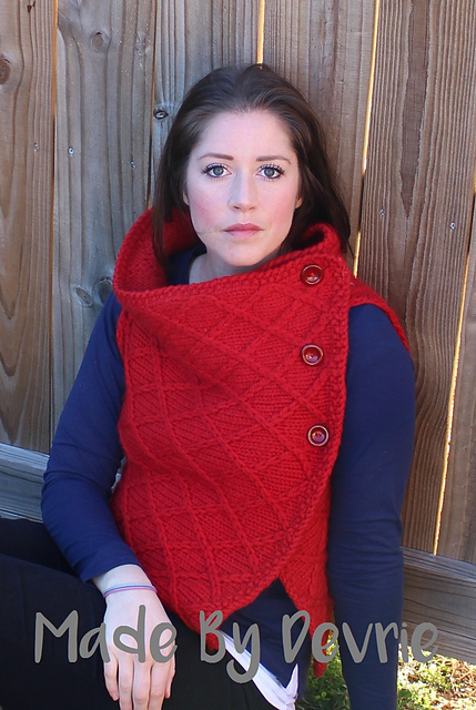 Ravelry: 75 Diamond Vest pattern by MadeByDevrie