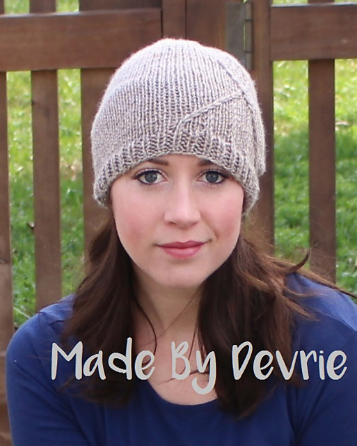 Ravelry: 50 Side Twist Hat pattern by MadeByDevrie