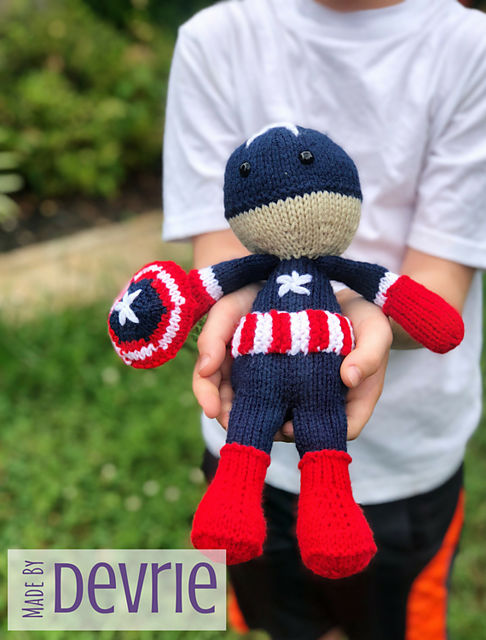 Ravelry: Captain America pattern by MadeByDevrie