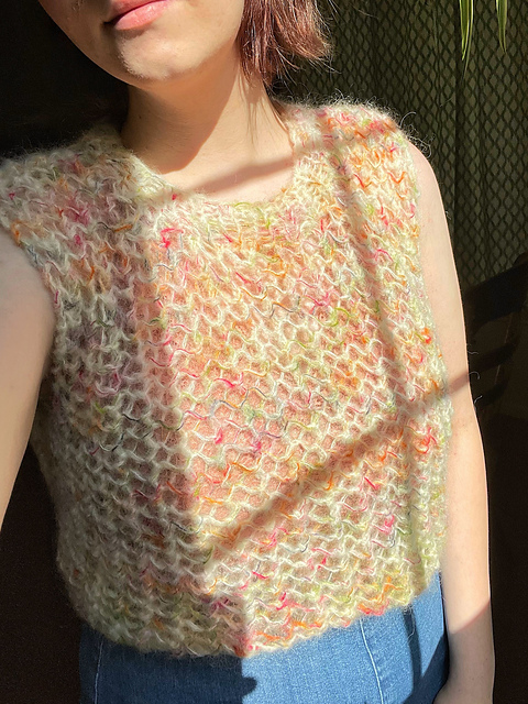 Ravelry: The Mini Mesh Vest pattern by Grace Compton