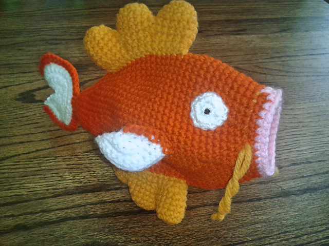 Ravelry: Magikarp Dice Bag pattern by Midge Johnson