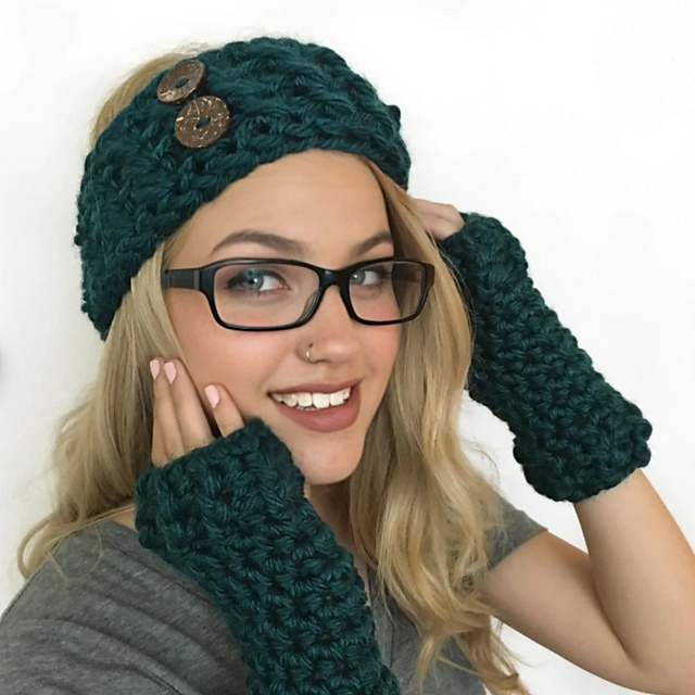 Ravelry: Jessie Chunky Headband pattern by Pam Grice