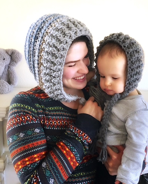 Ravelry: Snow Day Hood with Mask pattern by Pam Grice