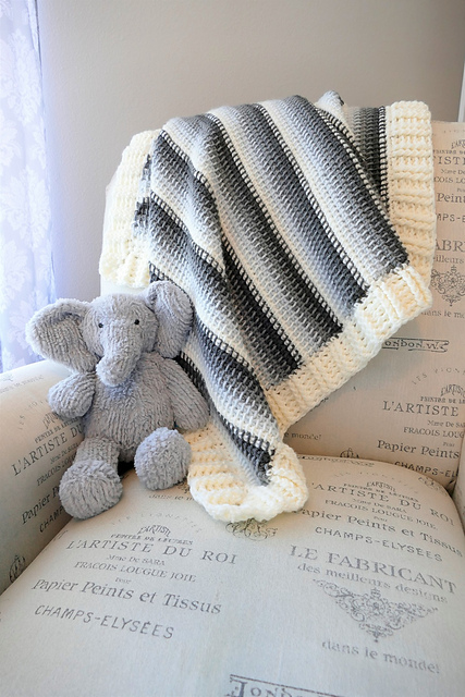 Ravelry: Sweet Stratus Baby Blanket pattern by Pam Grice