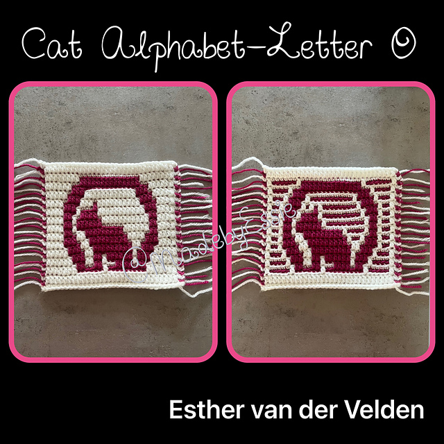 Ravelry: Cat Alphabet Letter O pattern by Esther van der Velden