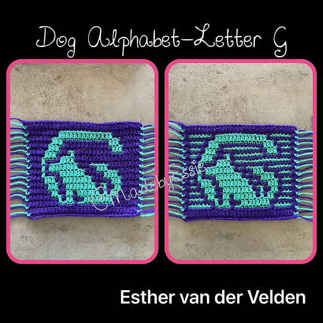 Ravelry: Dog Alphabet Letter G pattern by Esther van der Velden
